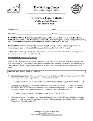 Fillable Online California Case Citation Fax Email Print - pdfFiller