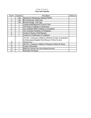 Fillable Online Operation & Maintenance Manuals (O&M) Fax Email Print - pdfFiller