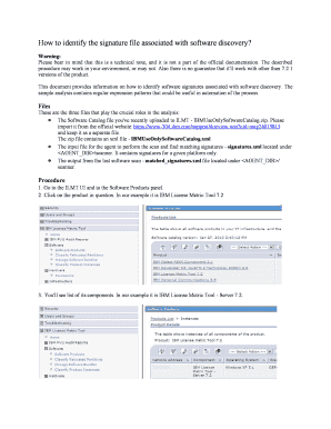 Fillable Online How to identify the signature file associated with ...