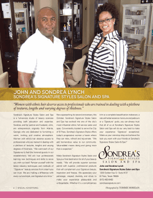 Fillable Online JOHN AND SONDREA LYNCH Fax Email Print - pdfFiller