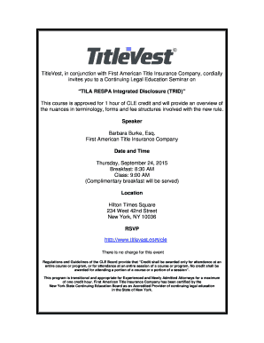 Fillable Online TitleVest, in conjunction with First American Title ...