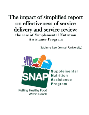 Fillable Online The impact of simplified report Fax Email Print - pdfFiller