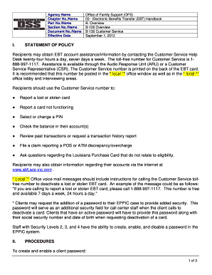 Fillable Online 03 - Electronic Benefits Transfer (EBT) Handbook Fax ...