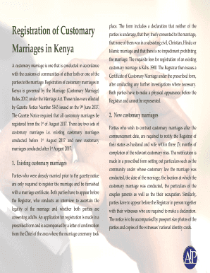 Fillable Online Registration of Customary Fax Email Print - pdfFiller