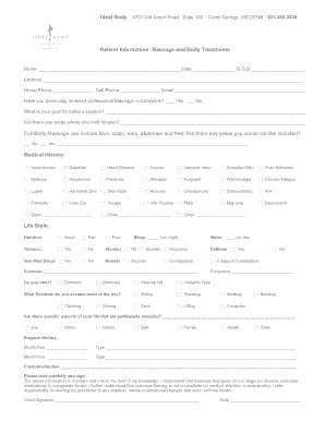 Fillable Online Ideal Body Fax Email Print - pdfFiller