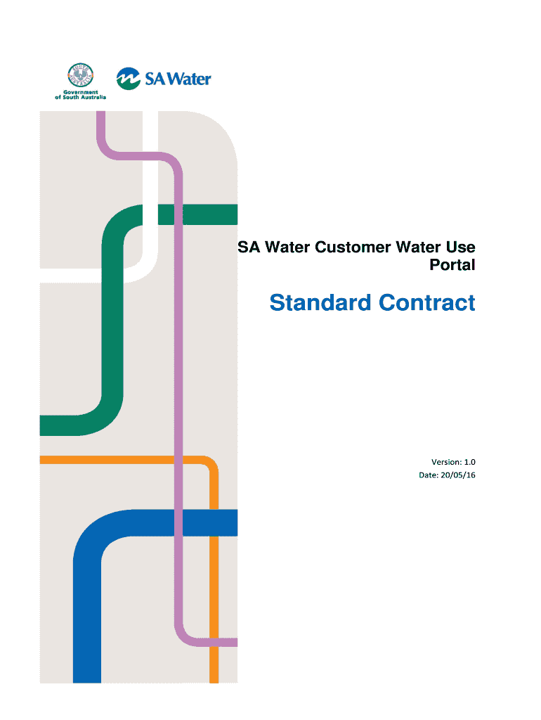 Fillable Online SA Water Customer Water Use Fax Email Print - pdfFiller