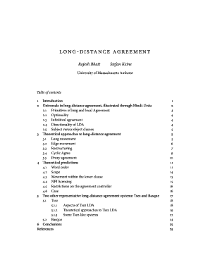 Fillable Online long-distance agreement Fax Email Print - pdfFiller
