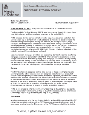 Fillable Online FORCES HELP TO BUY SCHEME Fax Email Print - pdfFiller