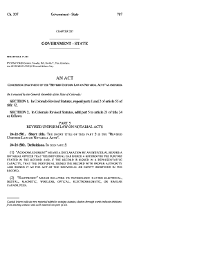 Fillable Online SENATE BILL 17-132 Fax Email Print - pdfFiller