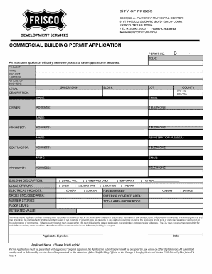 Fillable Online An incomplete application will delay the review process ...