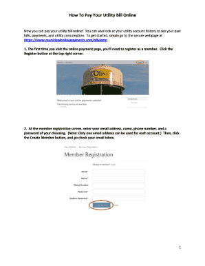 Fillable Online Now you can pay your utility bill online Fax Email ...