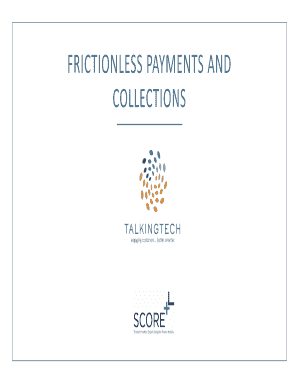 Fillable Online FRICTIONLESS PAYMENTS AND Fax Email Print - pdfFiller