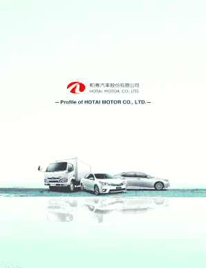 Fillable Online Profile of HOTAI MOTOR CO Fax Email Print - pdfFiller