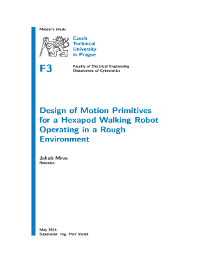 Fillable Online dspace cvut Design of Motion Primitives Fax Email Print - pdfFiller