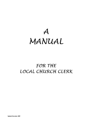 Fillable Online Role of the Church Clerk Fax Email Print - pdfFiller