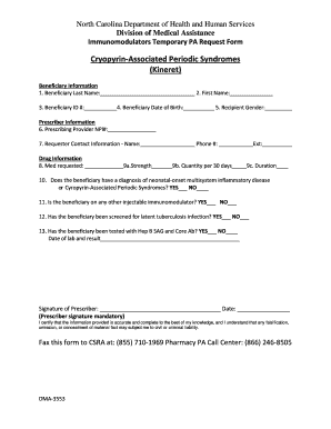 Fillable Online Beneficiary ID #: Fax Email Print - pdfFiller