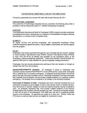 Fillable Online HUMAN RESOURCES LETTER 602 Fax Email Print - pdfFiller