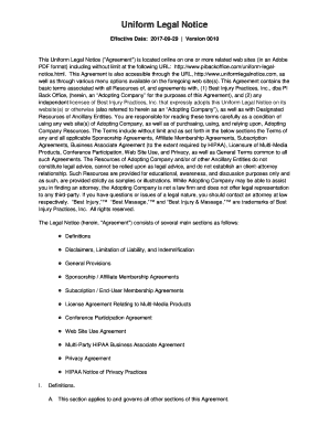 Fillable Online Uniform Legal Notice Fax Email Print - pdfFiller
