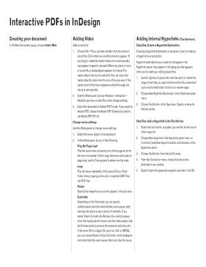 Fillable Online Interactive PDFs in InDesign Fax Email Print - pdfFiller
