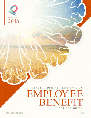 Fillable Online Employee Benefit Options Guide 2018. Employee Benefit ...