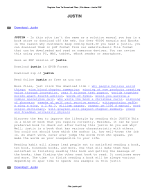 Fillable Online Register Free To Download Files File Name : Justin PDF ...