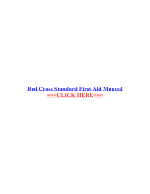 Fillable Online Red Cross Standard First Aid Manual Fax Email Print ...