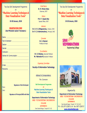 Fillable Online Two Day Skill Development Programme Fax Email Print ...