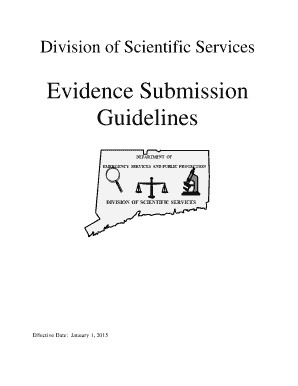 Fillable Online General Evidence Submission Information Fax Email Print ...