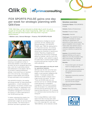Fillable Online FOX SPORTS PULSE gains one day Fax Email Print - pdfFiller