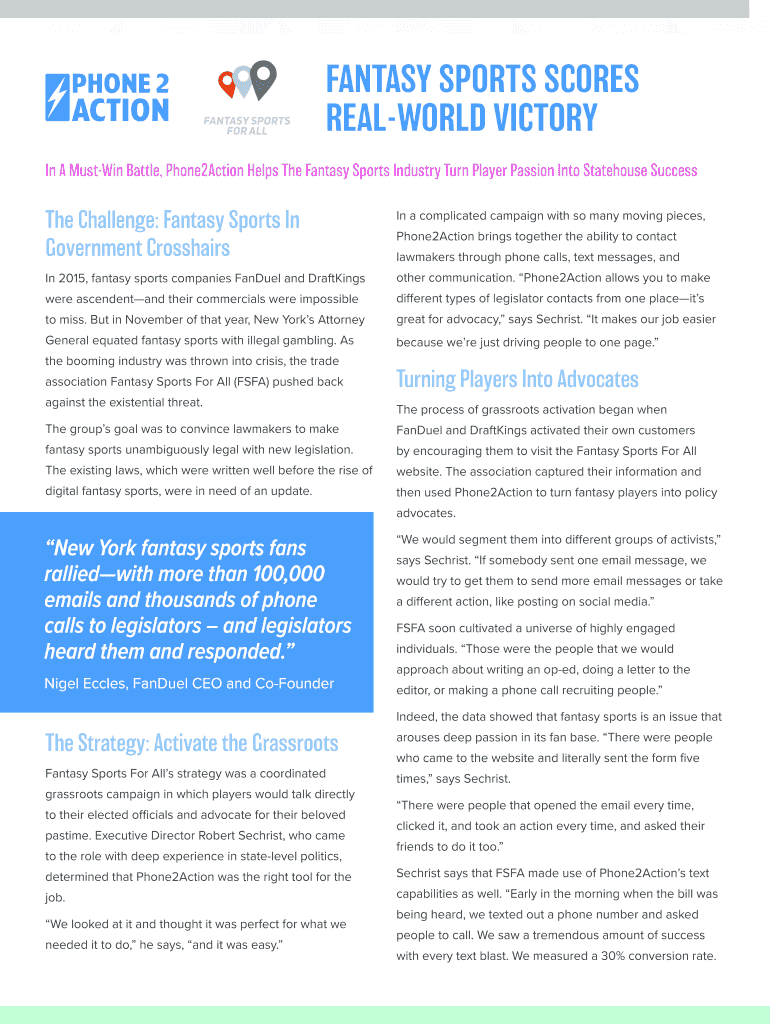 Fillable Online FANTASY SPORTS SCORES Fax Email Print - pdfFiller