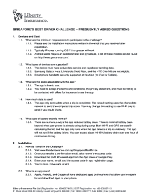 Fillable Online SINGAPORES BEST DRIVER CHALLENGE FREQUENTLY ASKED ...