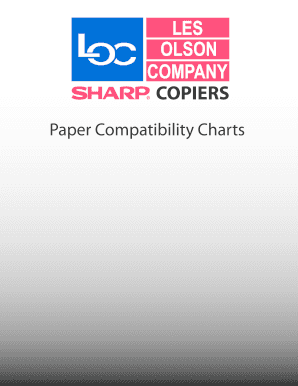 Fillable Online Paper Compatibility Charts Fax Email Print - pdfFiller