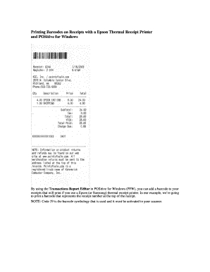 Fillable Online Printing Barcodes on Receipts with a Epson Thermal ...