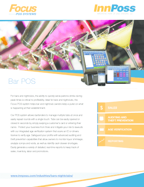Fillable Online Bar POS Fax Email Print - pdfFiller