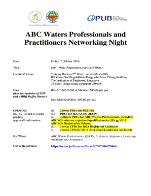 Fillable Online apex sia org ABC Waters Professionals and Fax Email ...