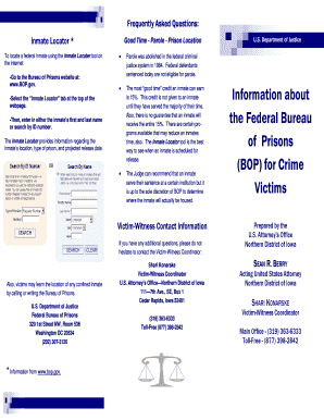 Fillable Online Inmate Locator * Fax Email Print - pdfFiller