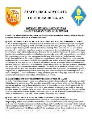 Fillable Online FORT HUACHUCA, AZ Fax Email Print - pdfFiller