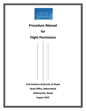 Fillable Online Flight Permission Fax Email Print - pdfFiller