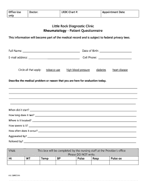 Fillable Online LRDC Chart #: Fax Email Print - pdfFiller