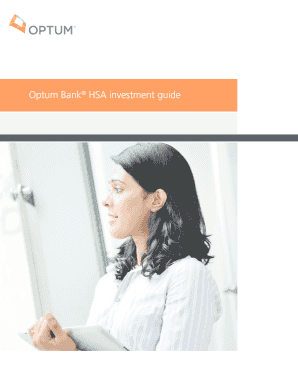 Fillable Online Optum Bank HSA investment guide Fax Email Print - pdfFiller