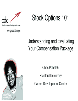 Fillable Online Stock Options 101 Fax Email Print - pdfFiller