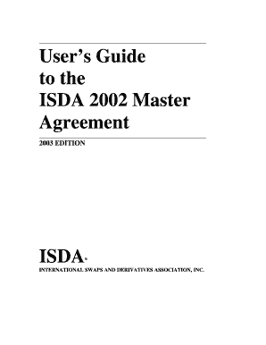 Fillable Online ISDA DOCUMENTATION ARCHITECTURE Fax Email Print - pdfFiller