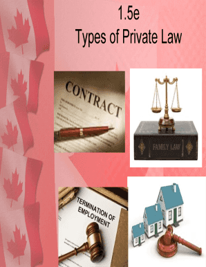 Fillable Online Types of Private Law Fax Email Print - pdfFiller