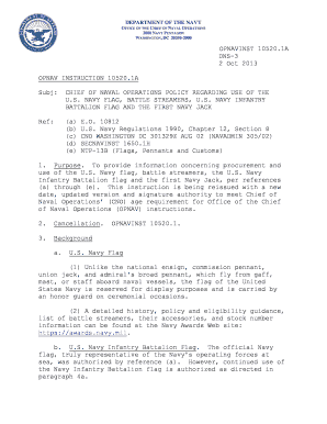 Fillable Online OPNAV INSTRUCTION 10520 Fax Email Print - pdfFiller