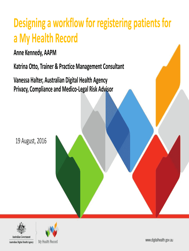 Fillable Online Designing a workflow for registering patients for Fax ...