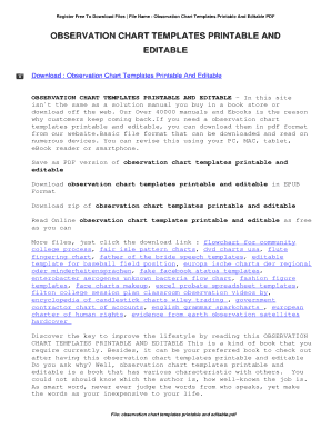 Fillable Online Register Free To Download Files File Name : Observation ...