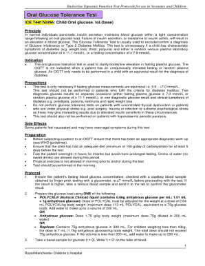 Fillable Online Endocrine Dynamic Function Test Protocols for use in ...