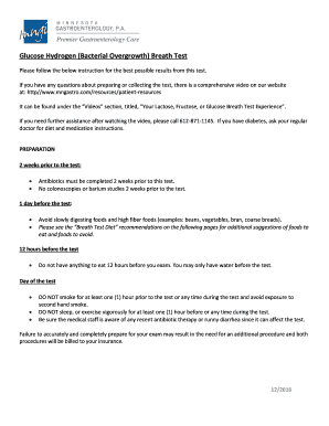 Fillable Online Glucose Hydrogen (Bacterial Overgrowth) Breath Test Fax ...