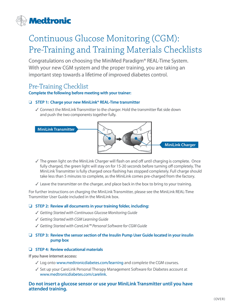 Fillable Online Continuous Glucose Monitoring (CGM): Fax Email Print - pdfFiller