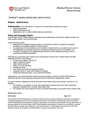 Fillable Online Subject: Hysterectomy Fax Email Print - pdfFiller